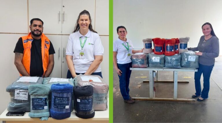 Cocal doa cobertores para municípios de SP e PR - Cocal